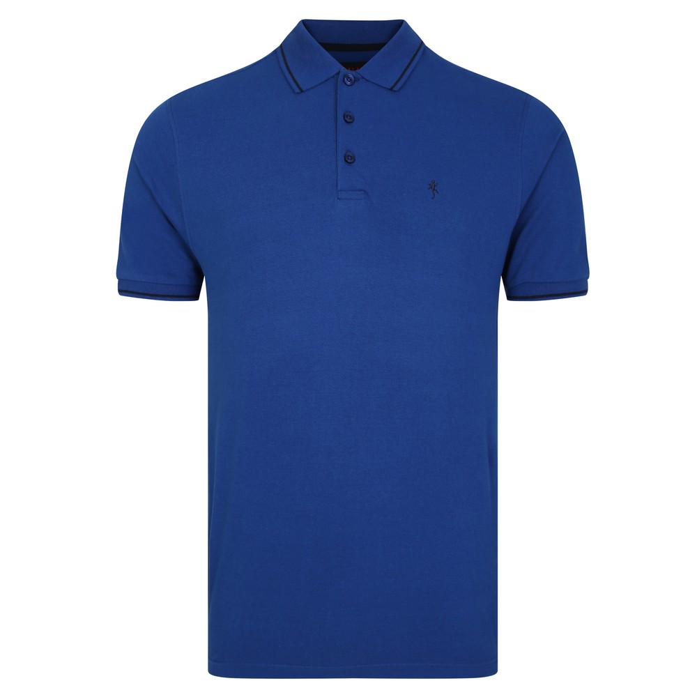 Mens Lizard King Signature Polo in Indigo